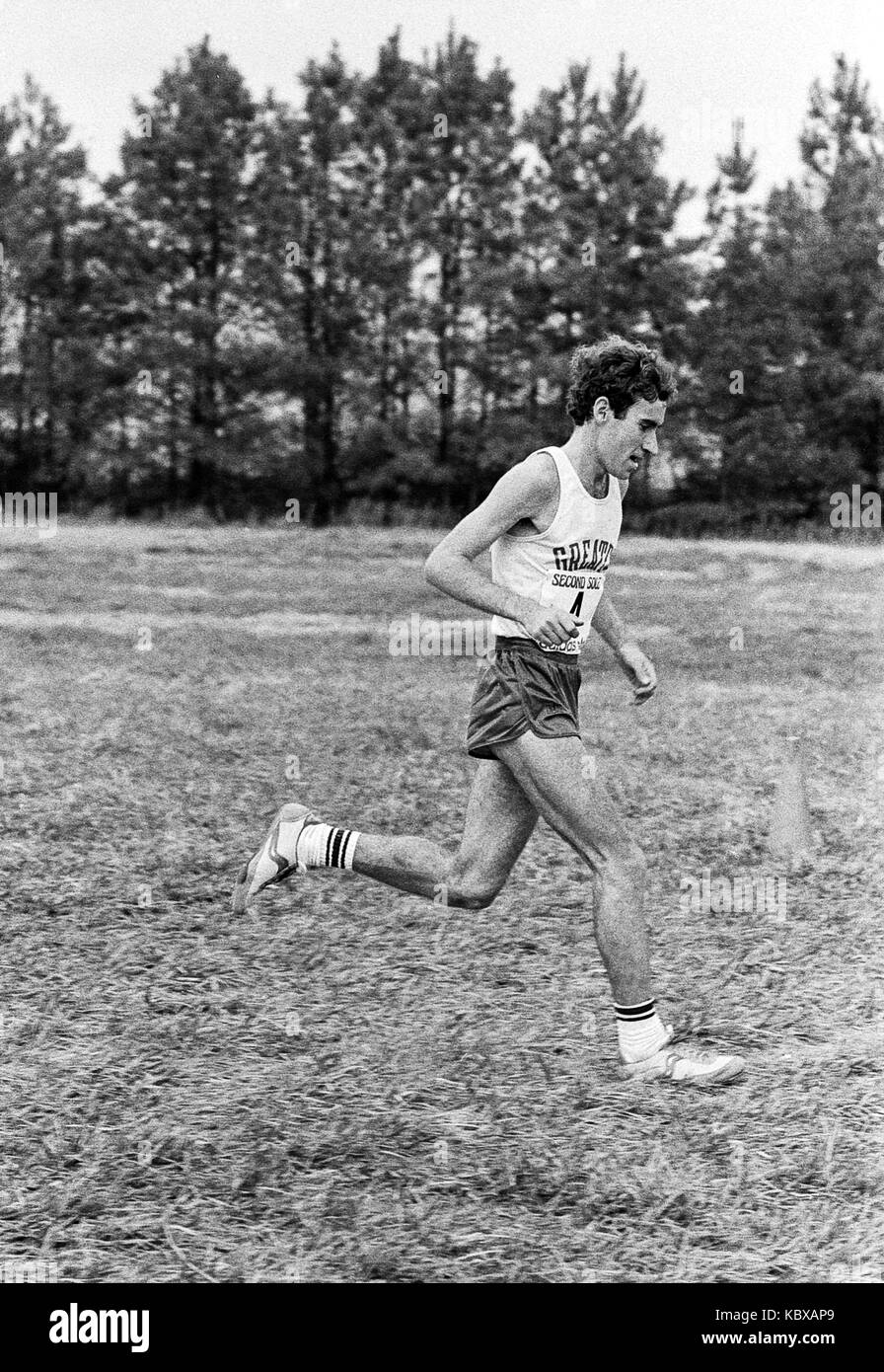 Bob Hodge competing in the 1979 AAU Cross Country Championships Stock ...