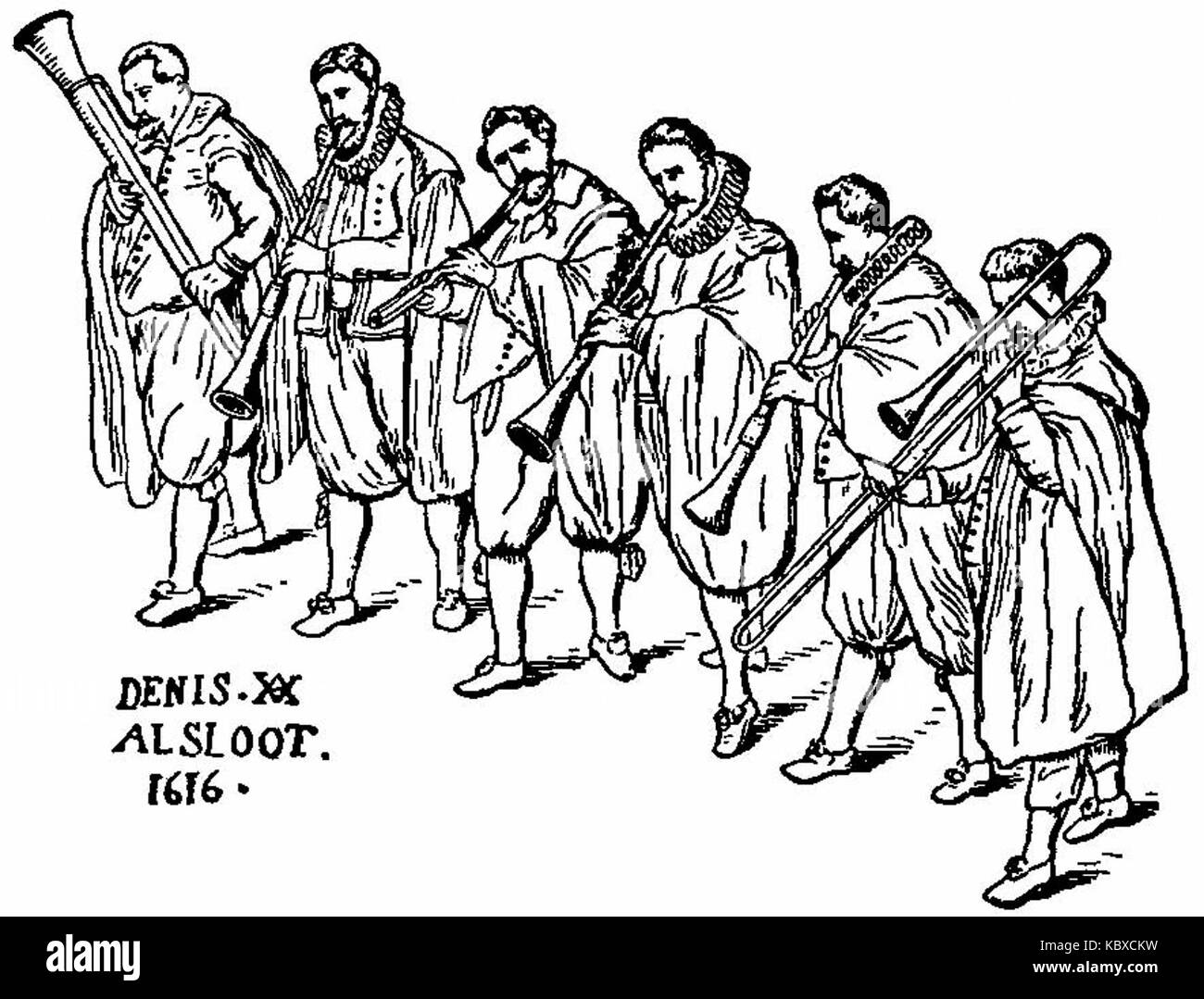 Britannica Oboe Six Musicians Stock Photo - Alamy