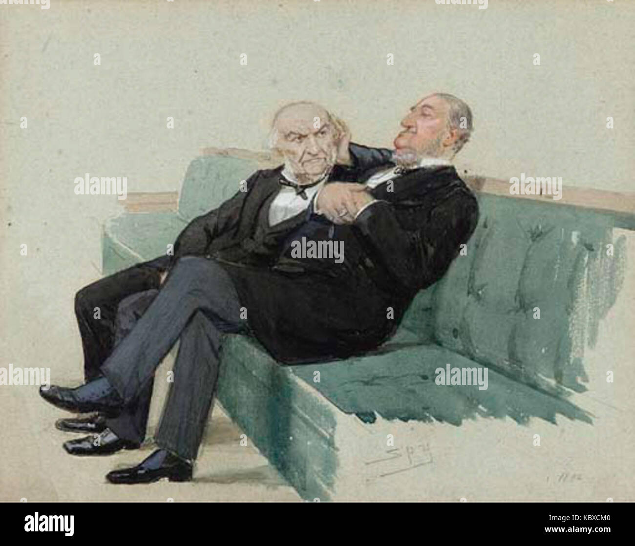 Babble and Bluster Vanity Fair 3 December 1892 Stock Photo - Alamy