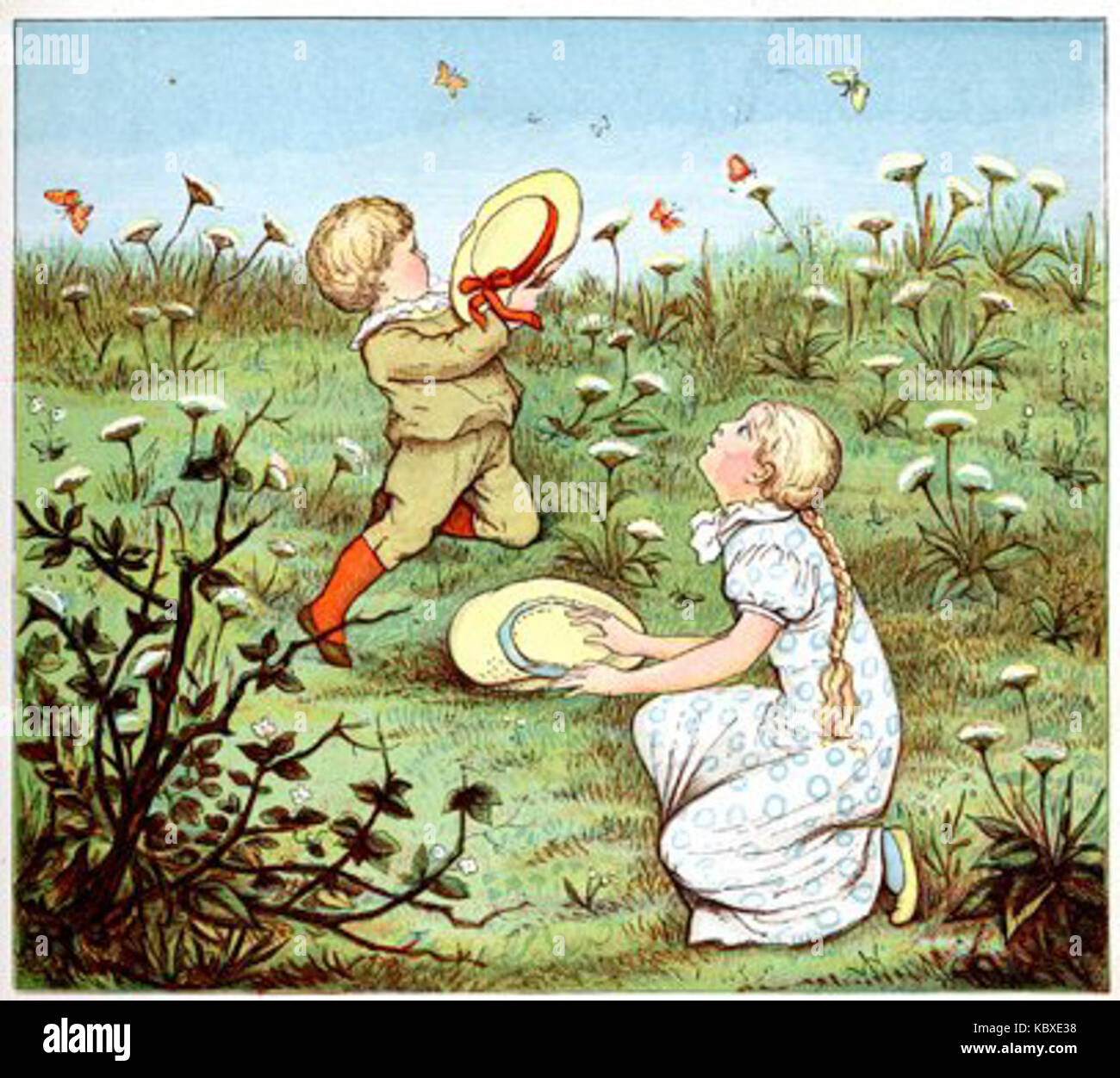 Catching butterflies hi-res stock photography and images - Alamy