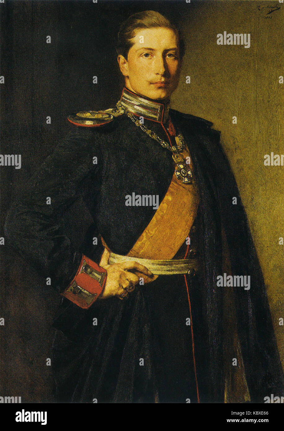 Crown Prince Wilhelm by von Angeli Stock Photo - Alamy