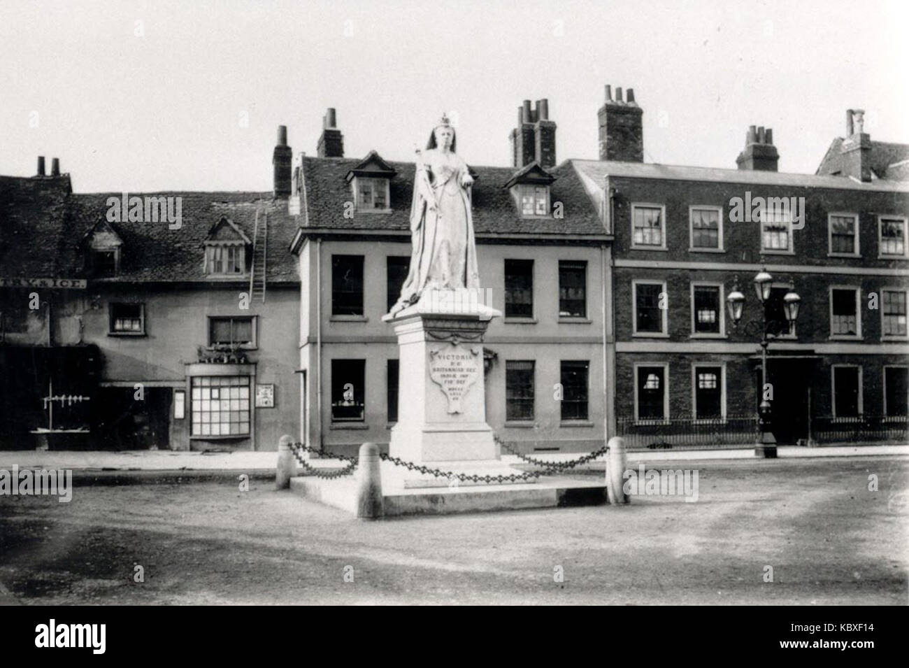 Friar Street, Reading, c. 1888 Stock Photo - Alamy
