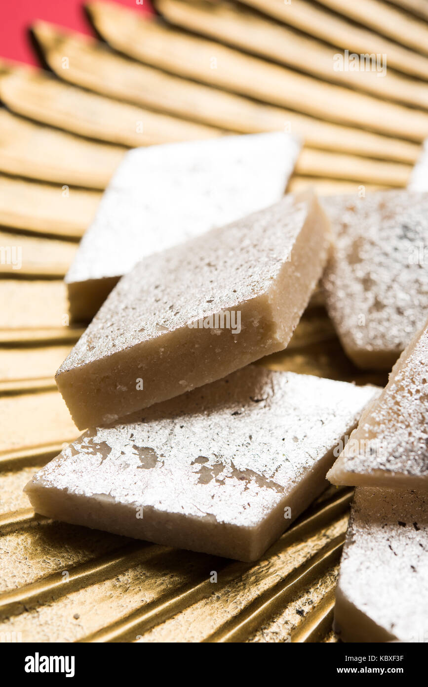 Kaju katli hi-res stock photography and images - Alamy