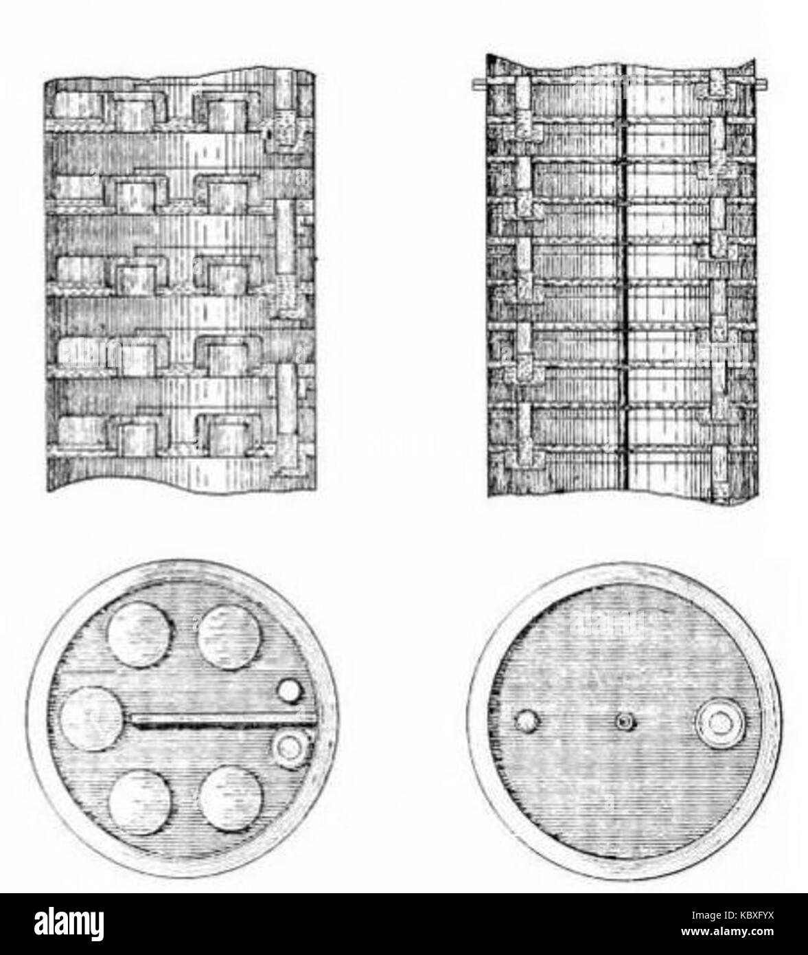 Distillation column trays Stock Photo - Alamy