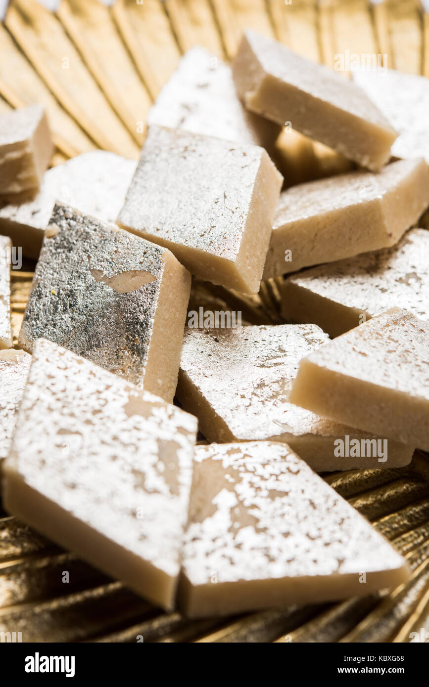 Kaju katli hi-res stock photography and images - Alamy
