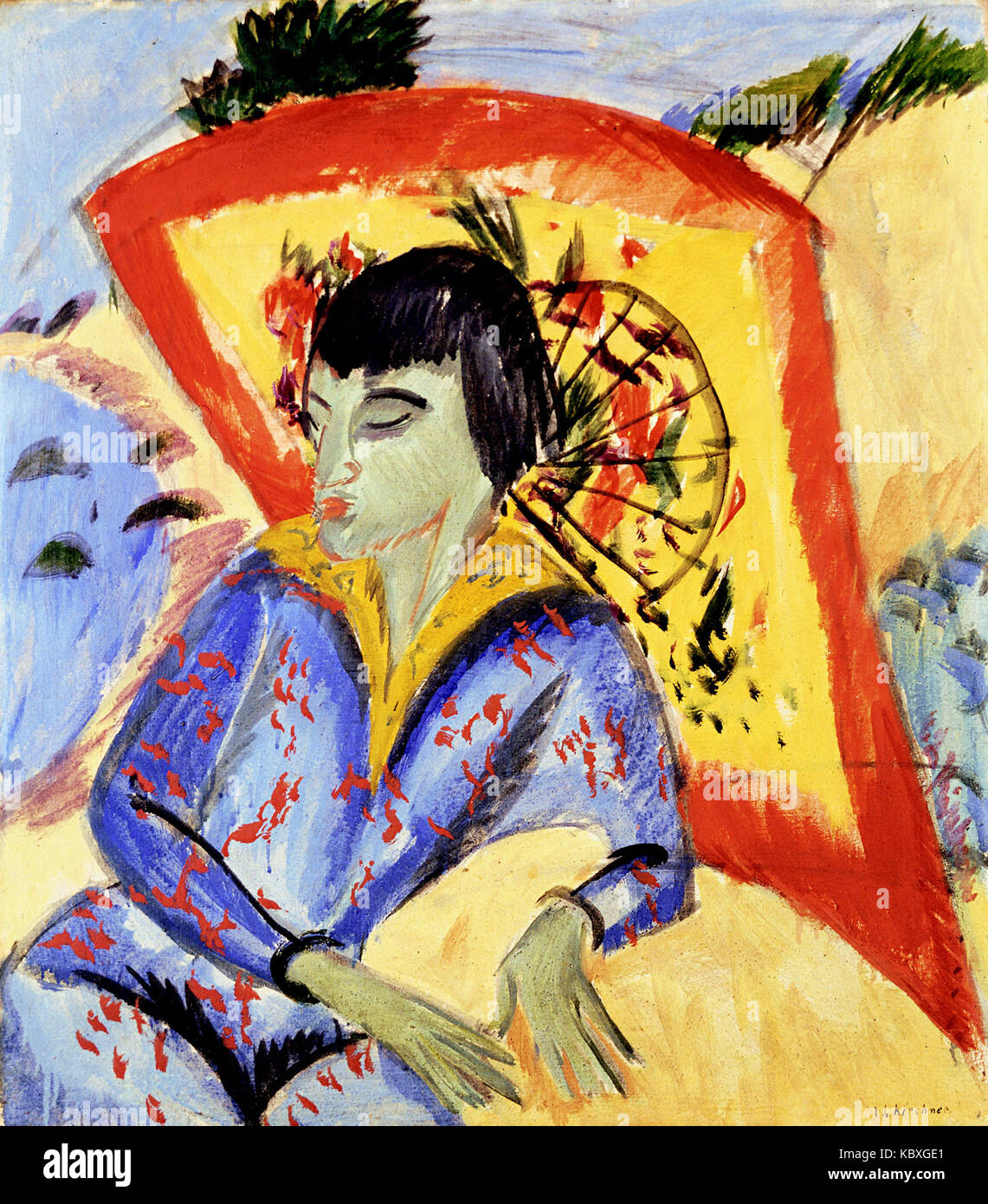 Ernst ludwig kirchner woman hi-res stock photography and images - Alamy