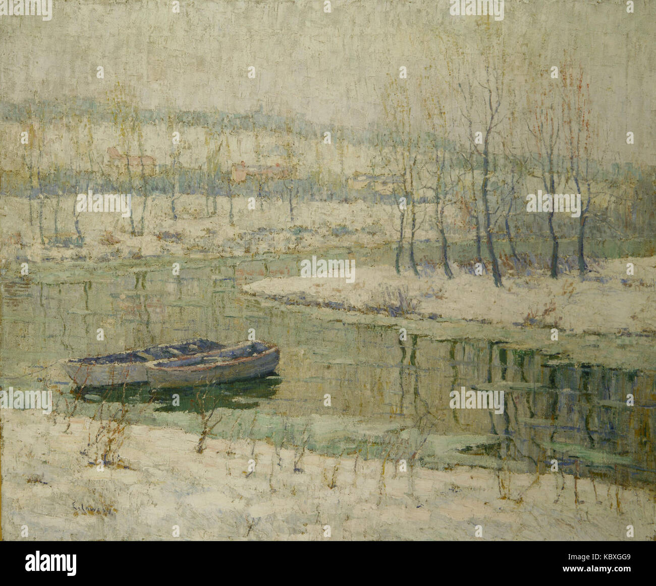 Ernest Lawson Spring thaw Stock Photo - Alamy