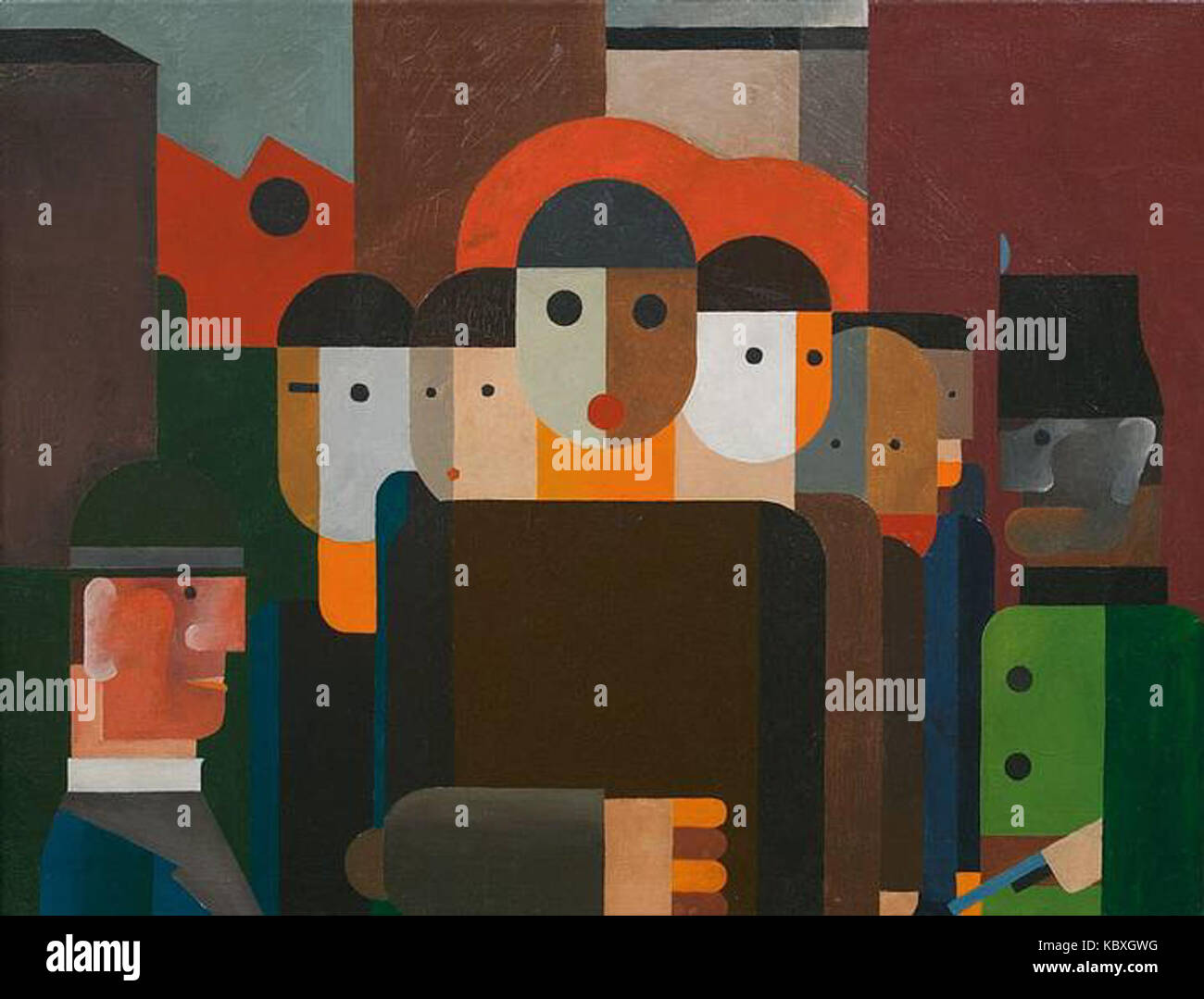 Franz Wilhelm Seiwert's artwork from 1925 captures the dynamic ...