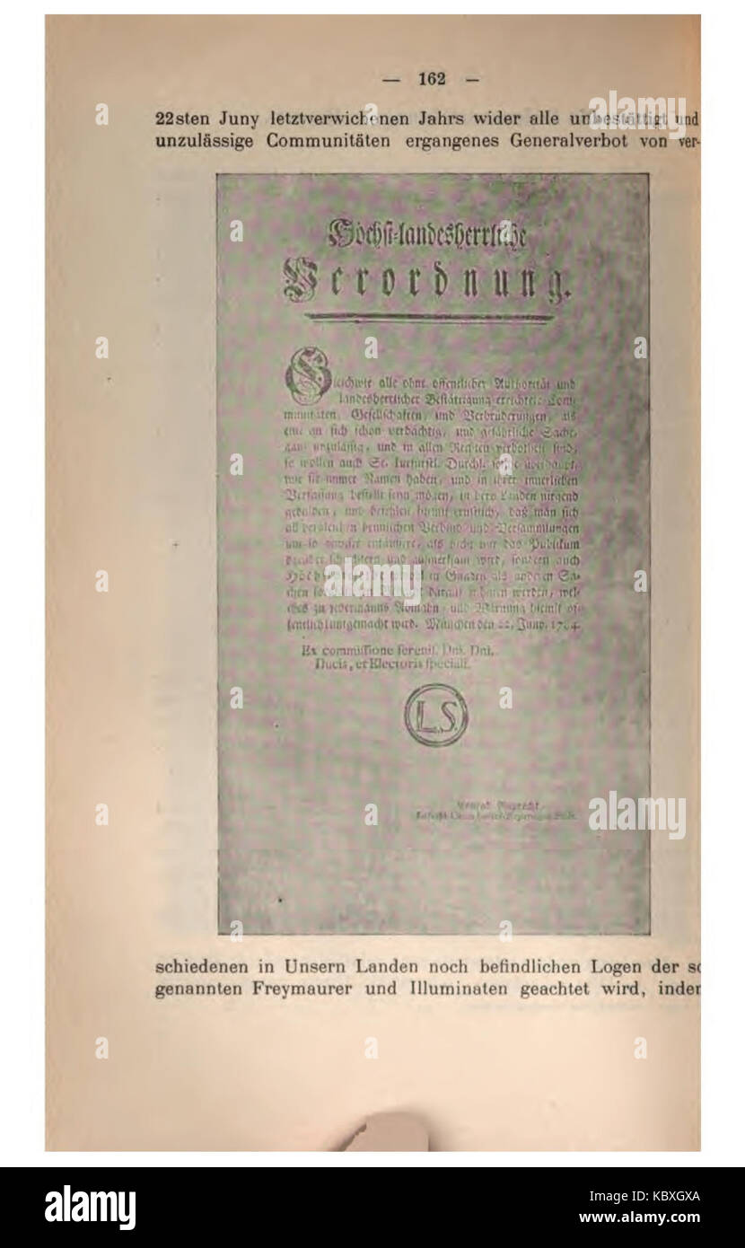 The 'Geschichte des Illuminaten Ordens' is a historical work detailing ...