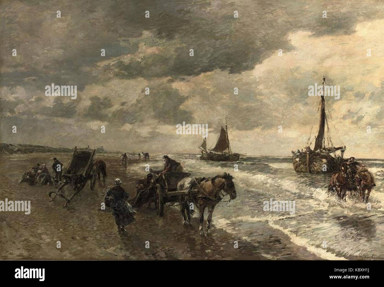 Gregor von Bochmann Ein Tag am Strand Stock Photo - Alamy