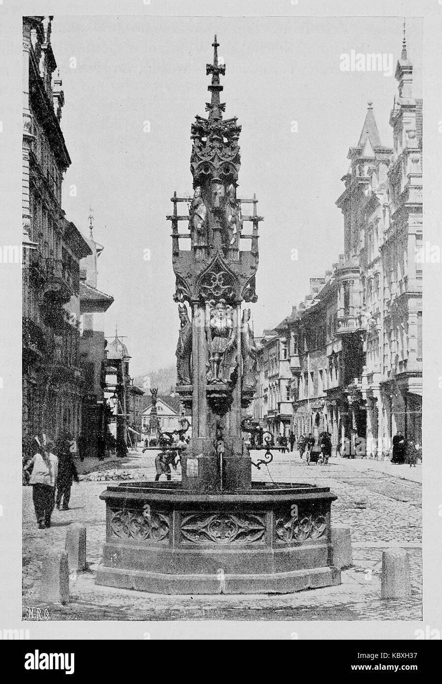 Freiburg Bauten b 485 Stock Photo - Alamy