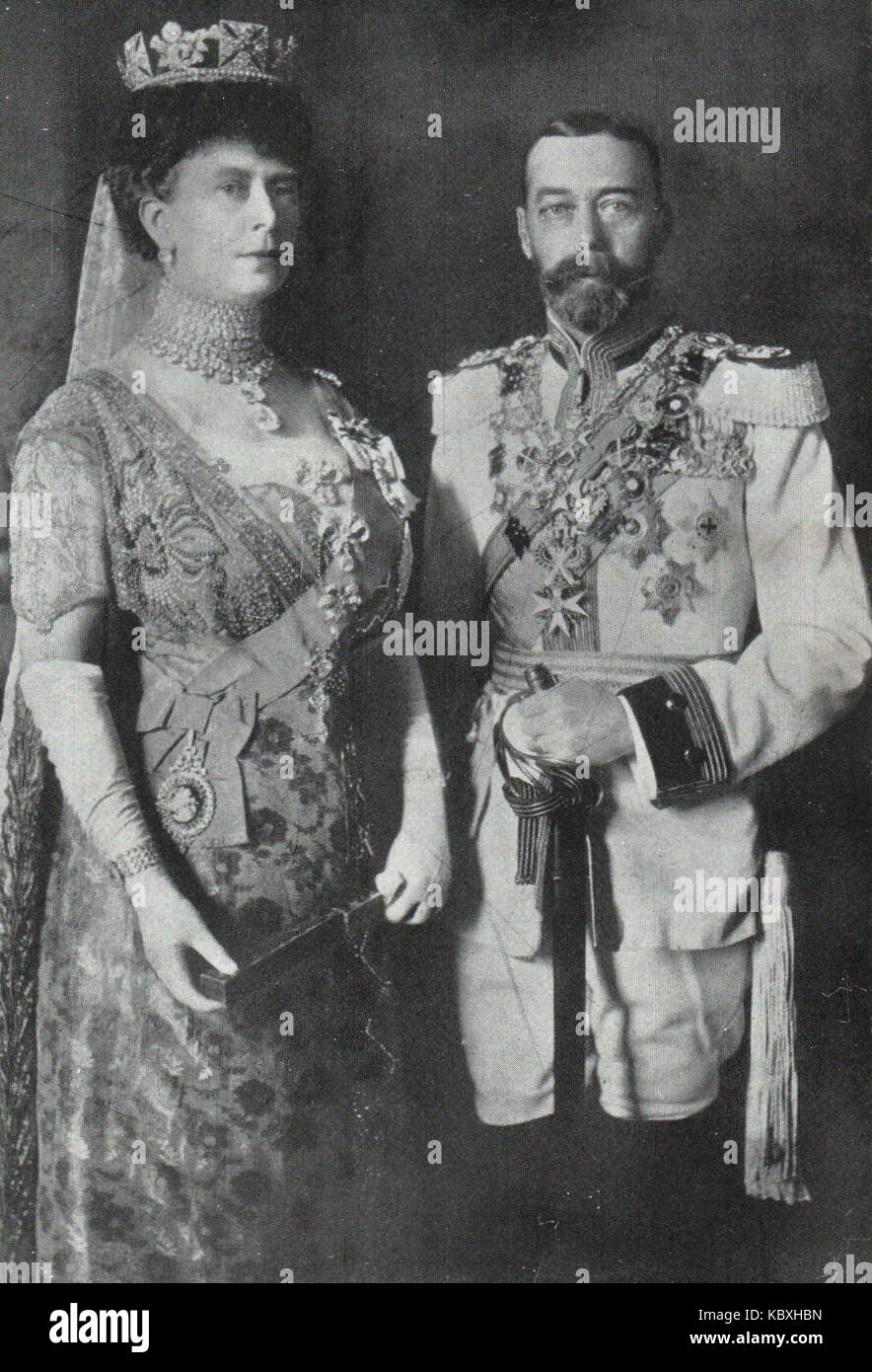 Great Britain's King and Queen (1913 Stock Photo - Alamy