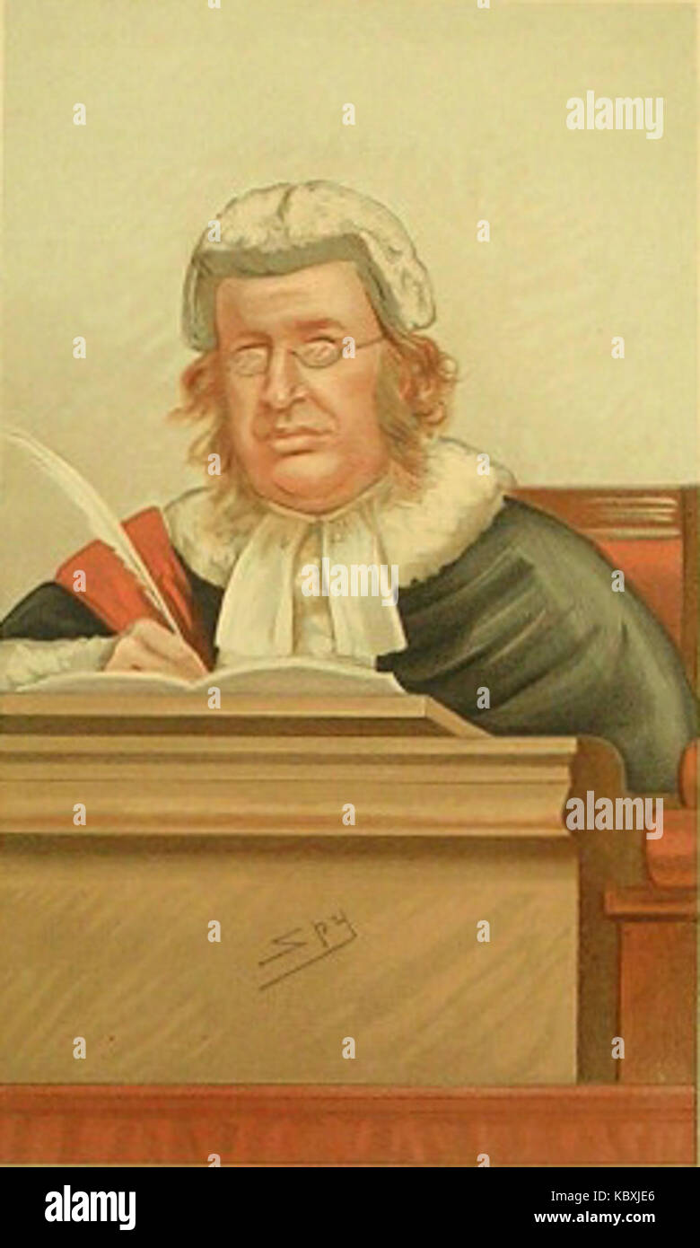 James Fitzjames Stephen Vanity Fair 7 March 1885 Stock Photo - Alamy