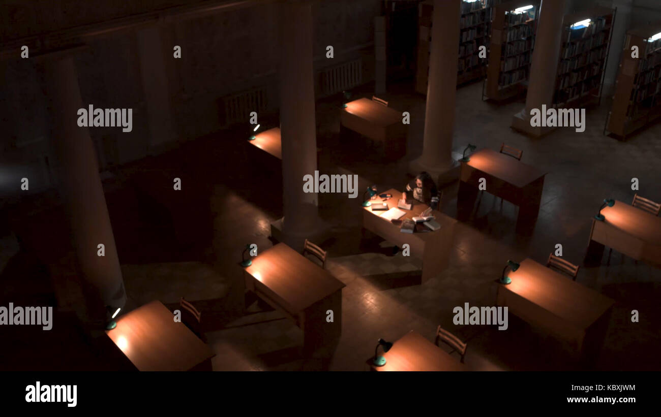 Top view of student hand writing a book with laptop at library. Girl ...