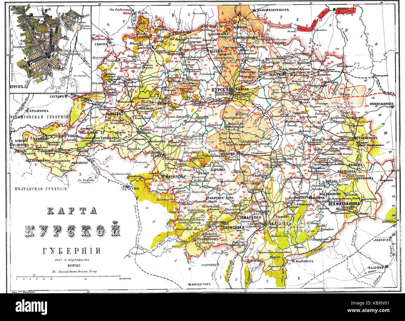 Kursk map hi-res stock photography and images - Alamy