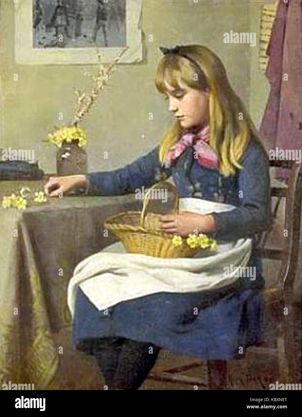 Ralph Todd Primrose Day 1885 Stock Photo - Alamy