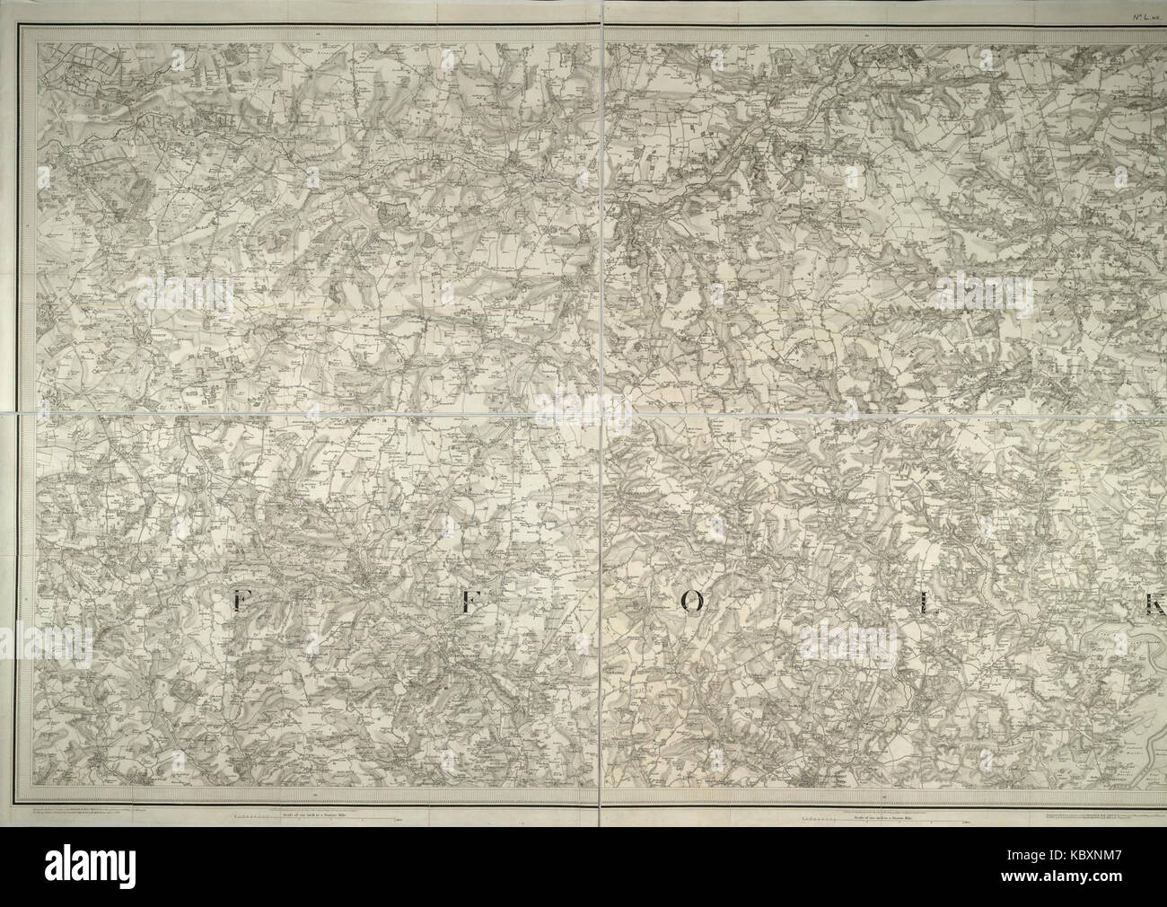Old map of the uk hi-res stock photography and images - Alamy