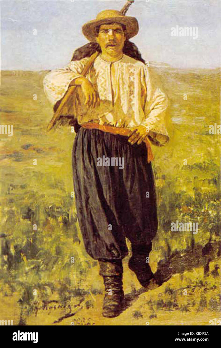 Peasant painting soviet hi-res stock photography and images - Alamy