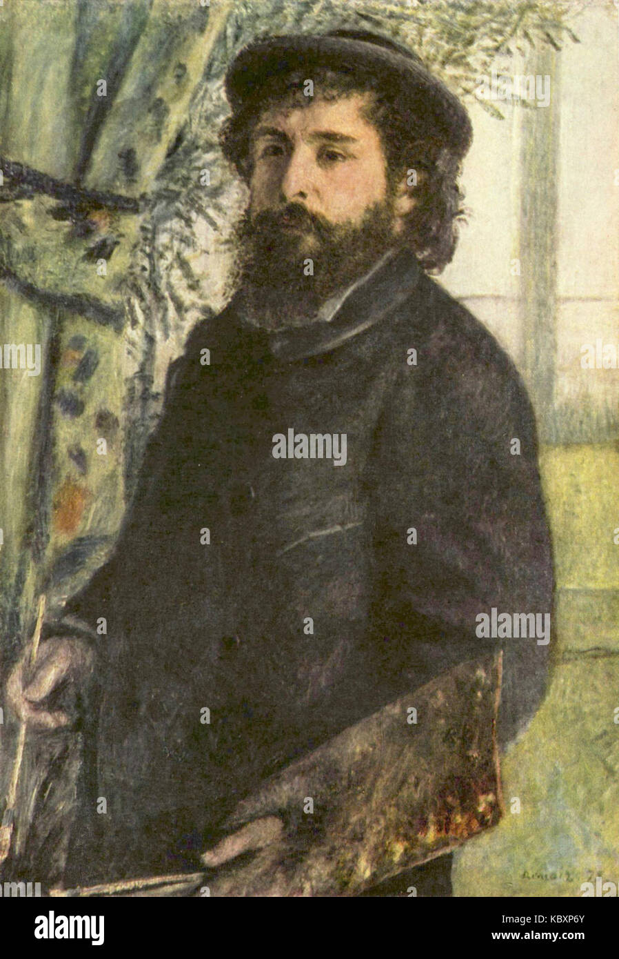 A portrait of Pierre-Auguste Renoir, a French impressionist painter ...