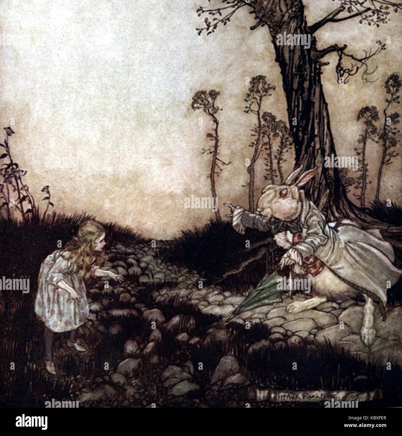 Arthur rackham illustrator hi-res stock photography and images - Alamy