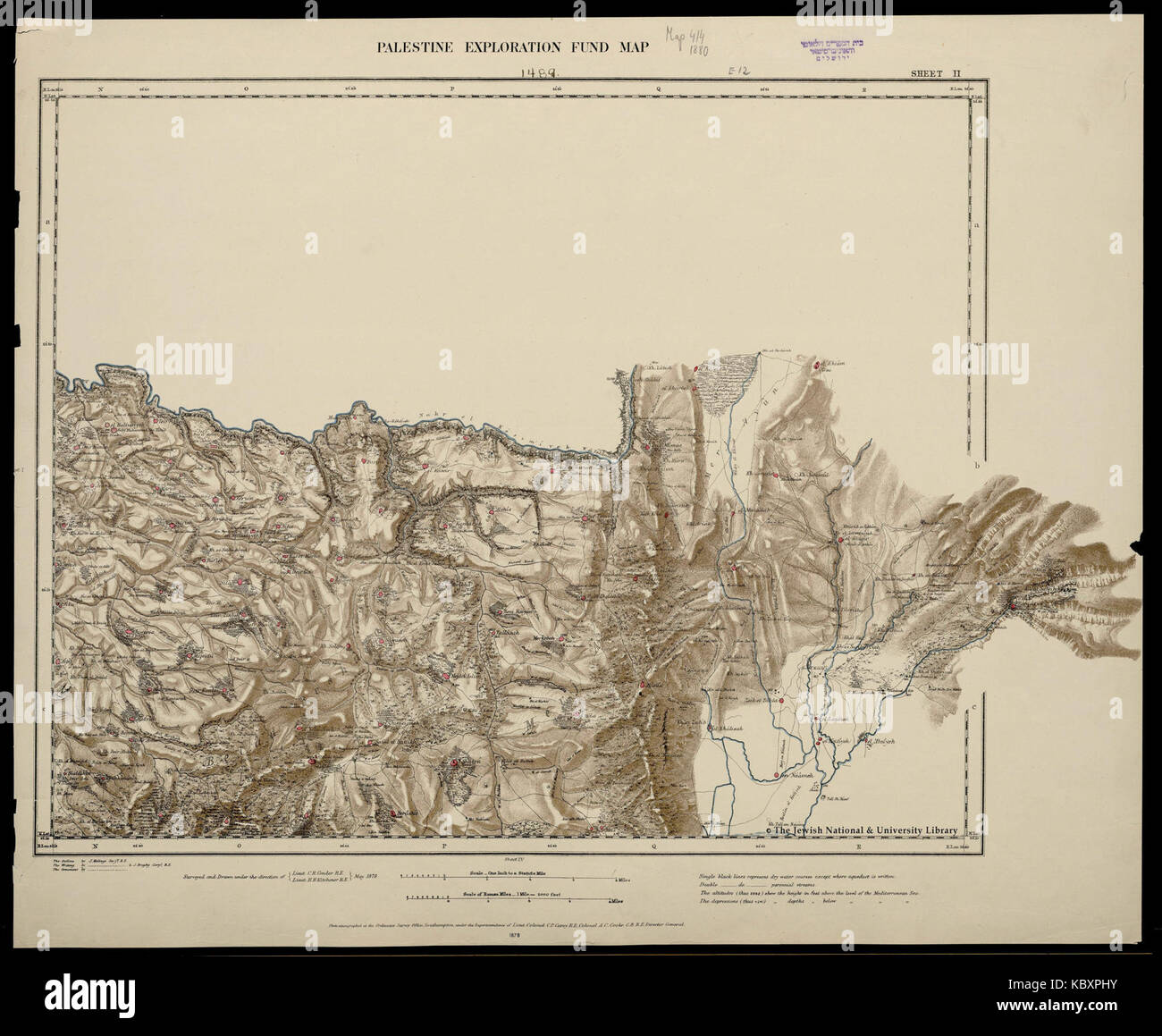 The 'Survey of Western Palestine' was an important 1880s archaeological ...