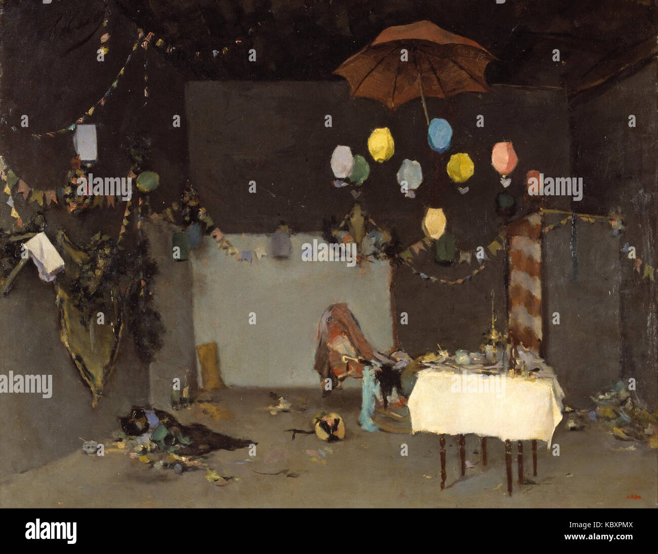 Ramon Casas Studio Interior Stock Photo - Alamy