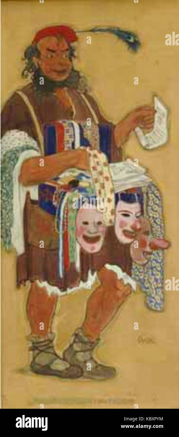 Rudolf Schildkraut as Autolycus by Emil Orlik Stock Photo - Alamy