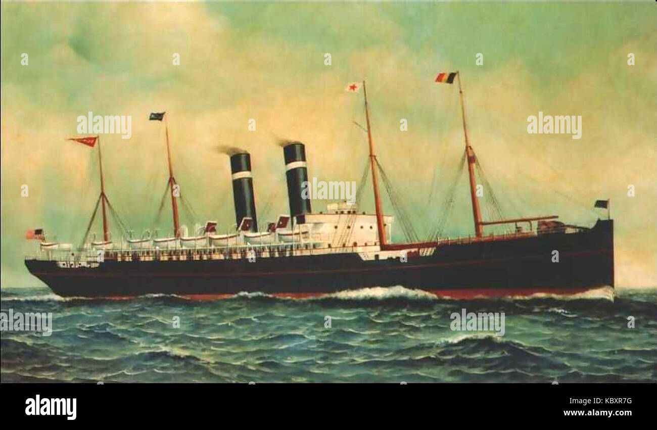 SS Kroonland, Antonio Jacobsen, 1903 Stock Photo - Alamy