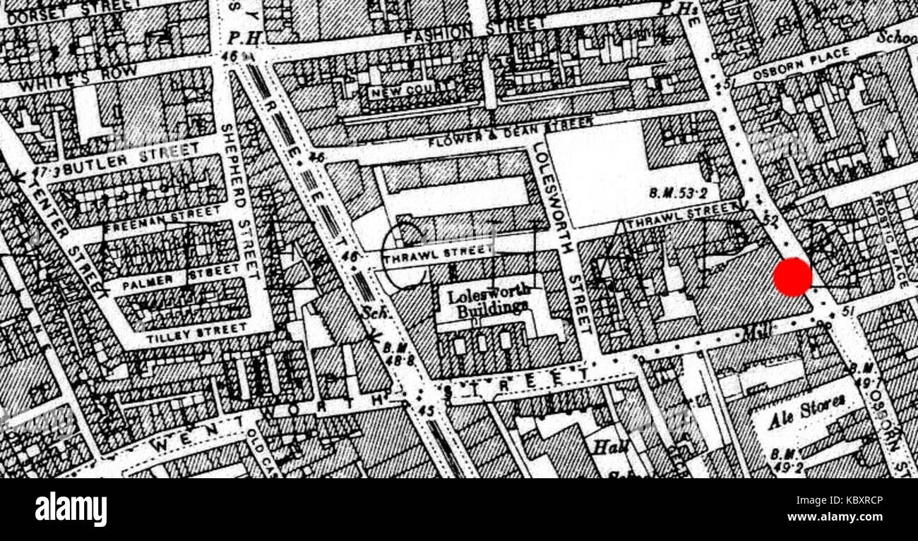 Spitalfields map hi-res stock photography and images - Alamy