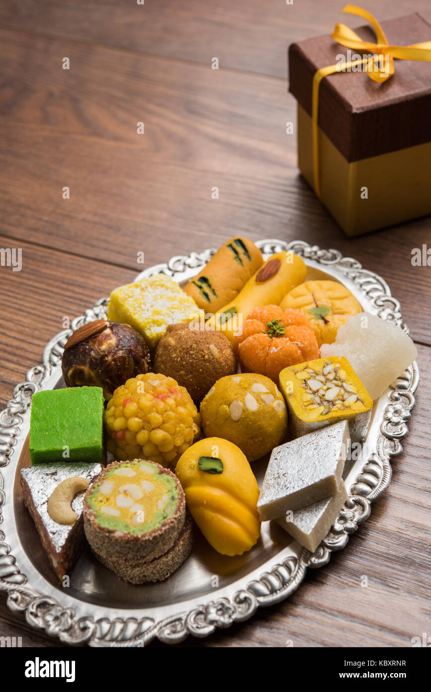Indian Dessert Silver Plate High Resolution Stock Photography and ...