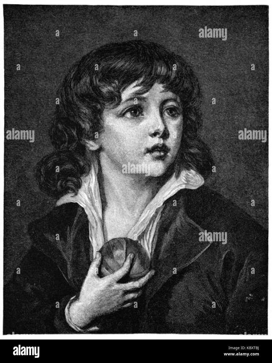 Vintage Child's Portrait Stock Photo - Alamy