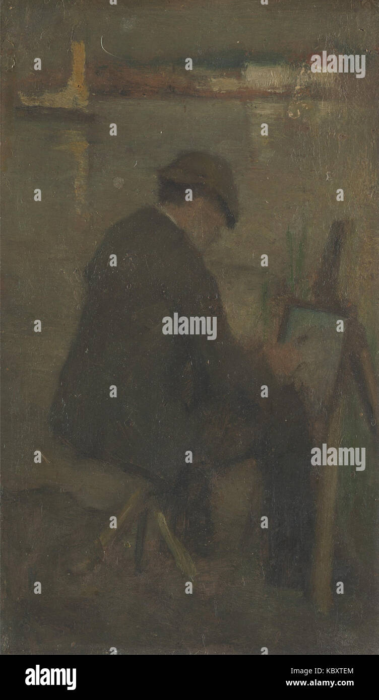 Walter Greaves An Artist Painting Stock Photo - Alamy