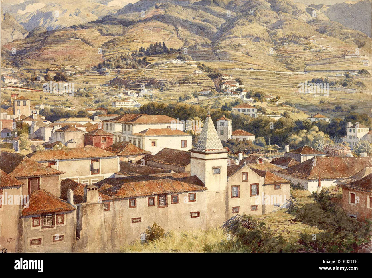 Edward John Poynter Funchal, Morning Sun Stock Photo - Alamy