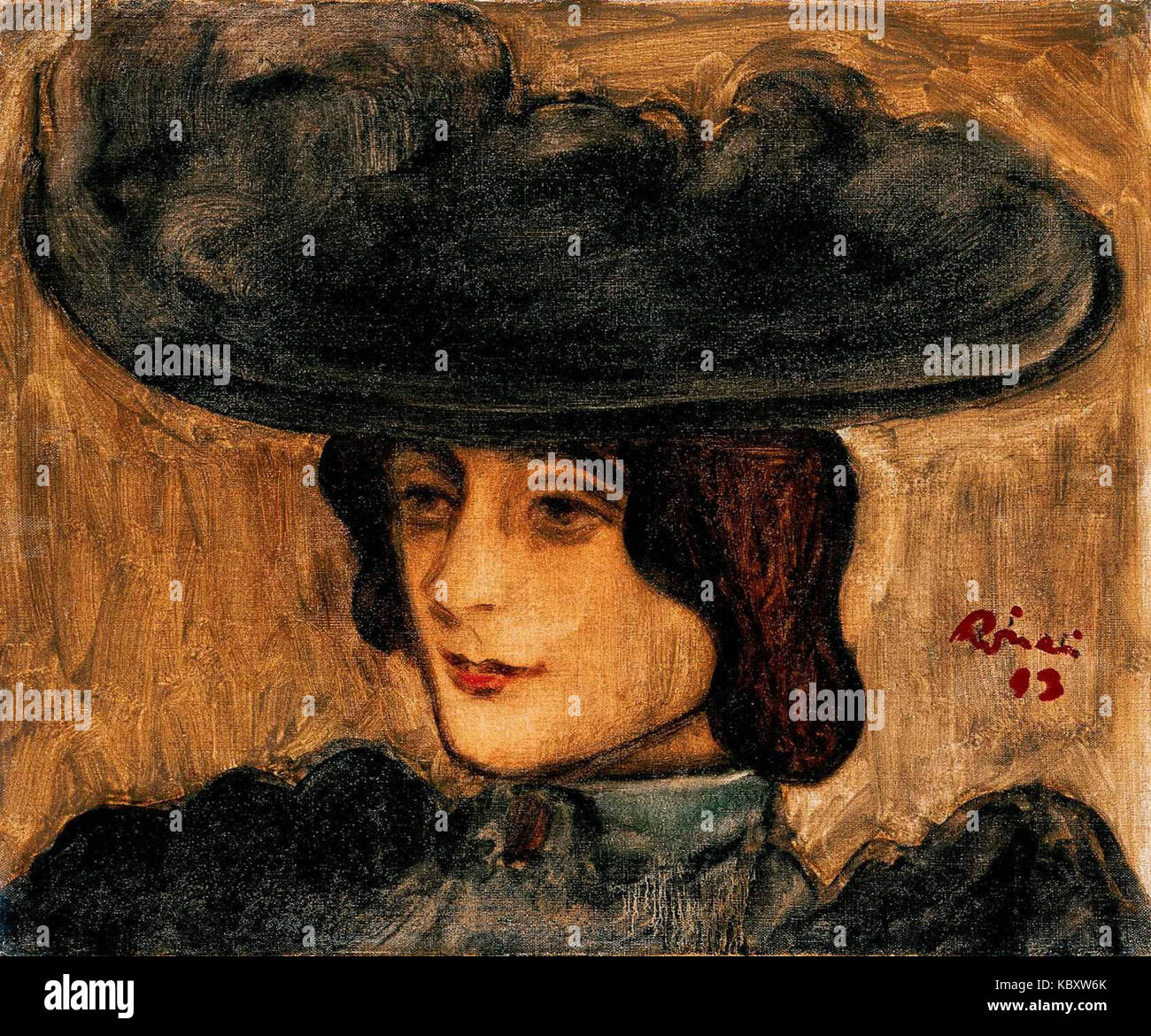 Parisian hat hi-res stock photography and images - Alamy