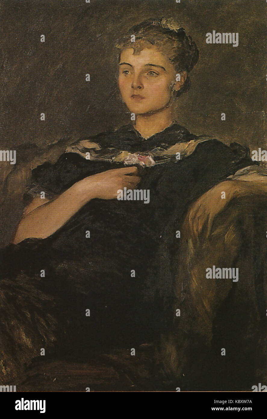 Mansel Lewis Miss May Miles 1878 Stock Photo - Alamy