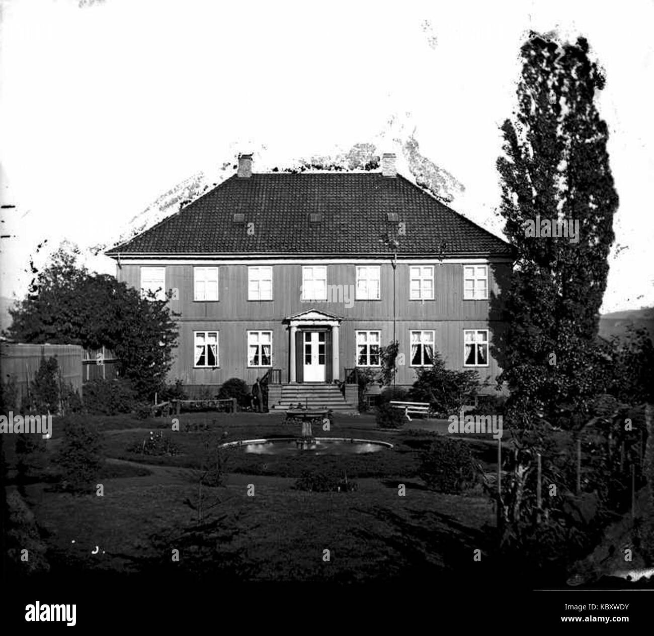 Egeberg udsigten hovedbygning 1860s Stock Photo - Alamy