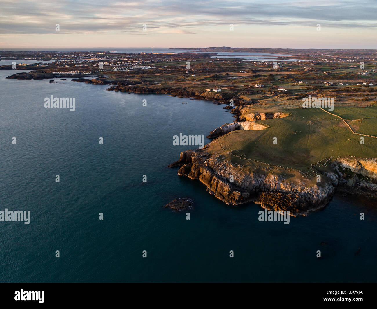 Holyhead wales aerial hi-res stock photography and images - Alamy