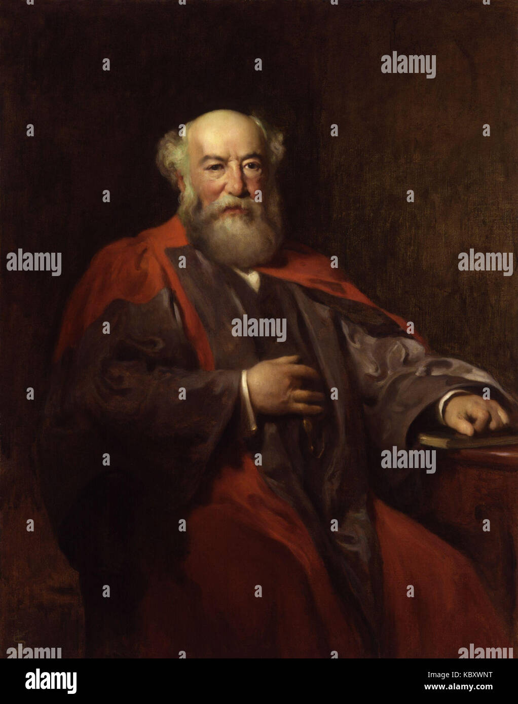 Ludwig Mond by Solomon Joseph Solomon Stock Photo - Alamy