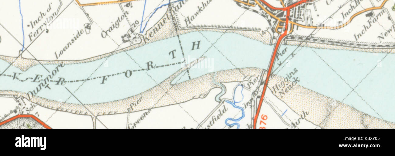 Map of kincardine hi-res stock photography and images - Alamy