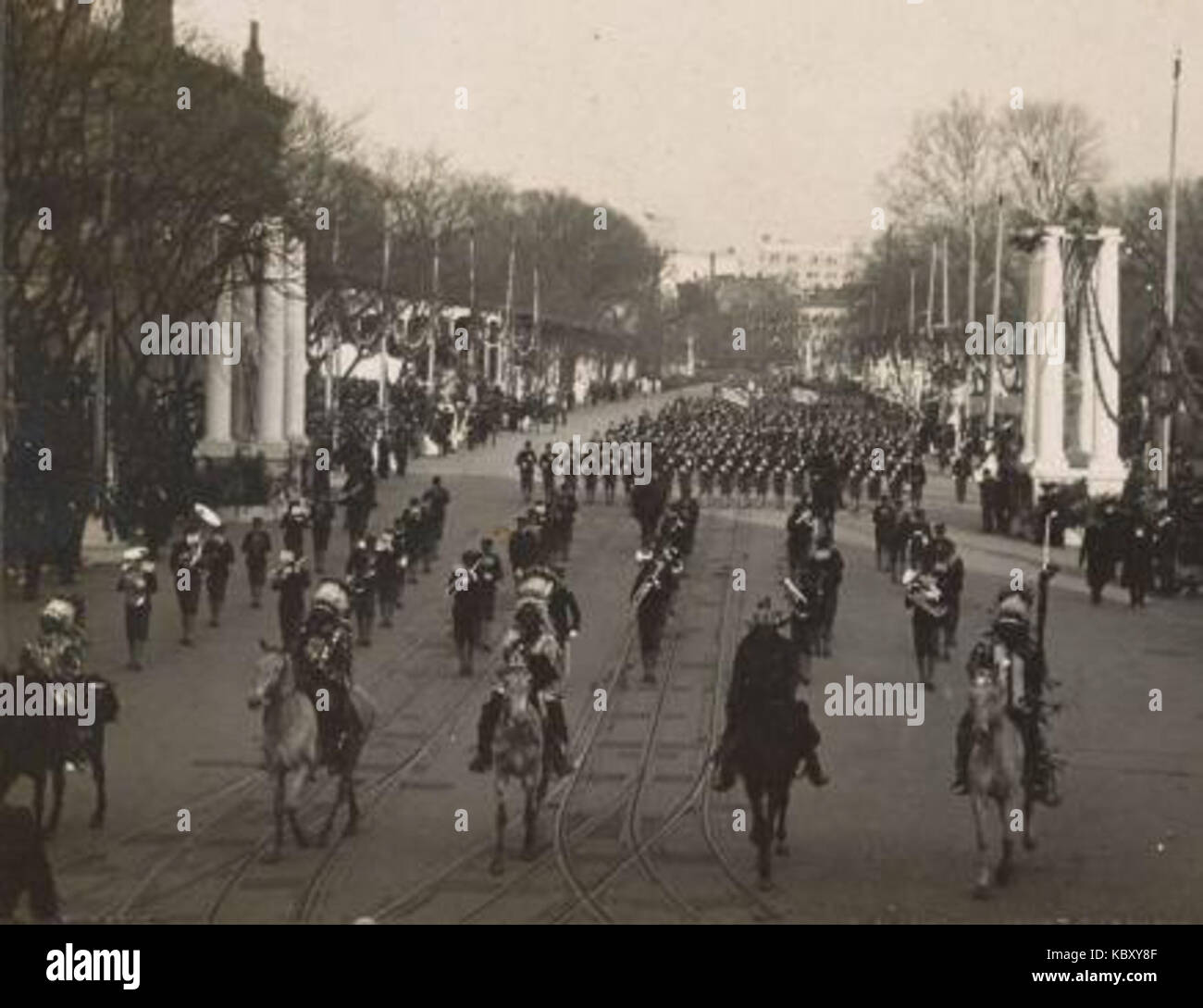 Roosevelt Inauguration Parade Stock Photo - Alamy