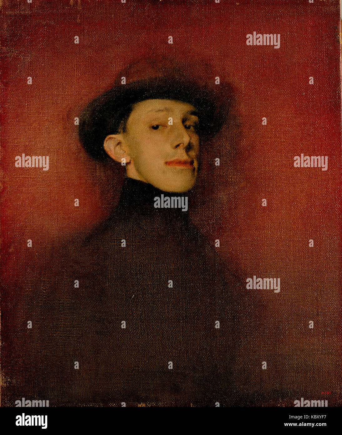 Ramon Casas Study from Life for the Portrait of King Alfons XIII Stock ...