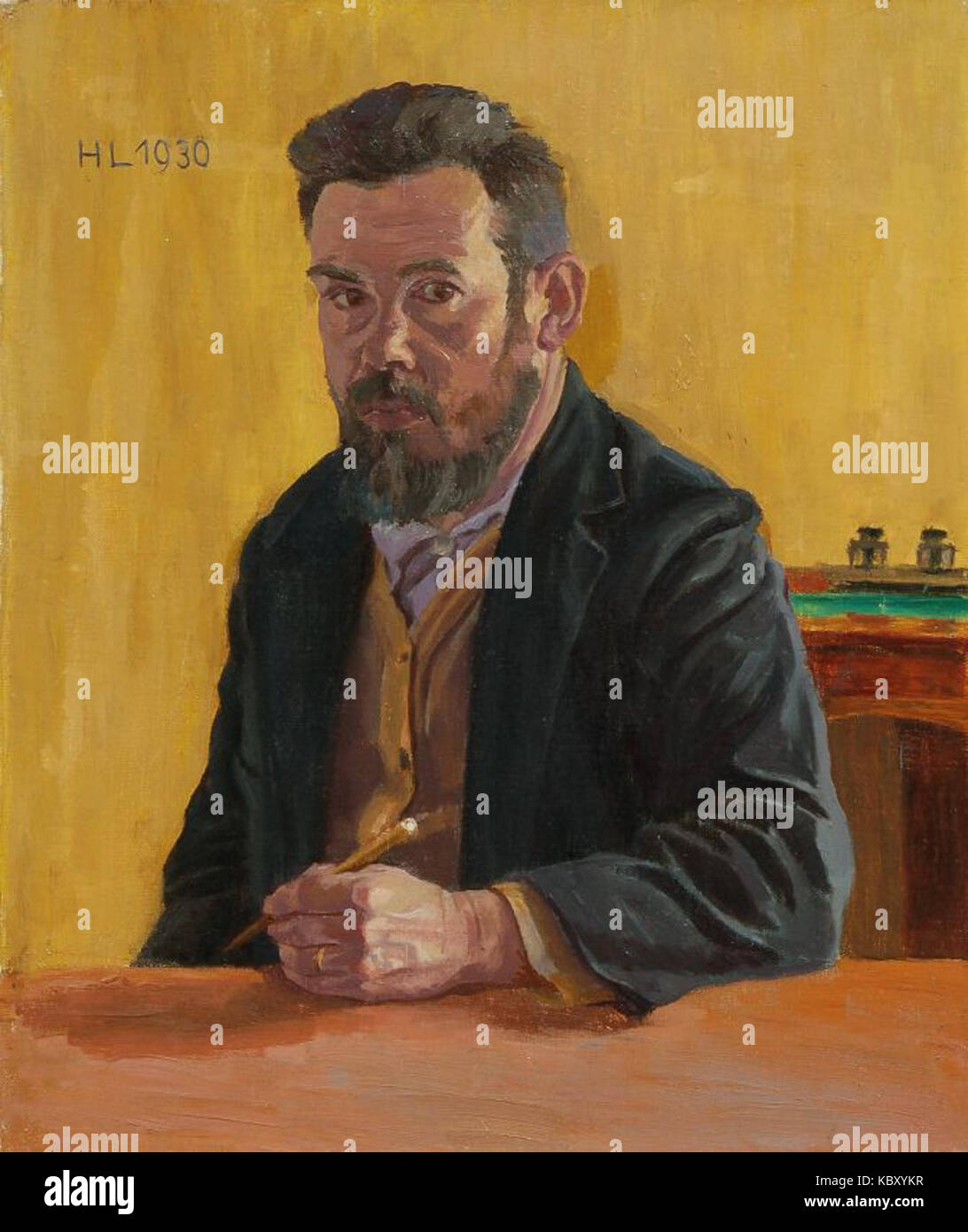 Hermann Lange Selbstportrait 1930 Stock Photo - Alamy