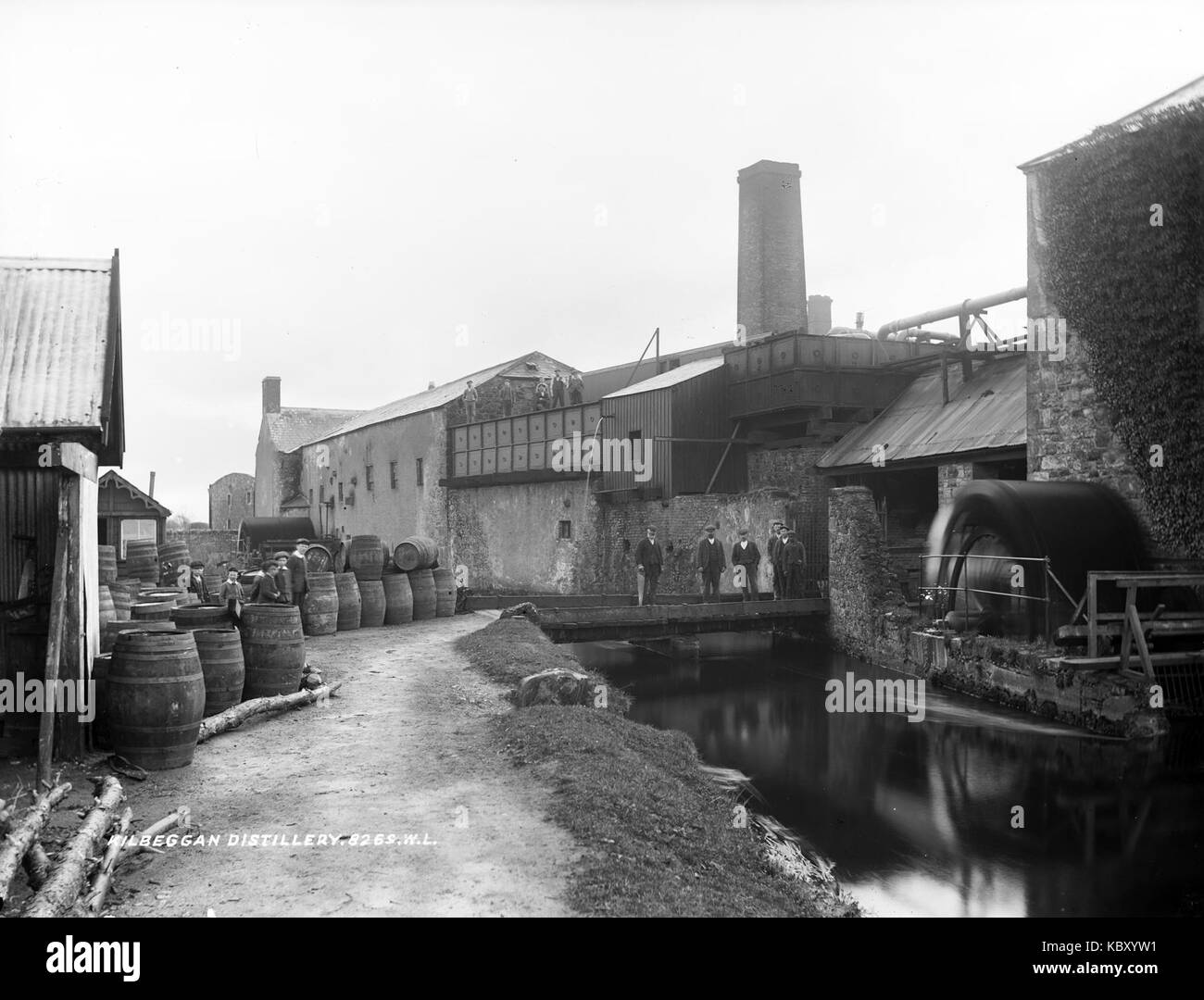 Kilbeggan Whiskey Distillery ca 1905 Stock Photo - Alamy