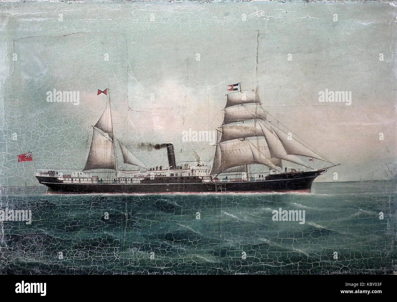 S.S. Catherine Apcar c. 1900 Stock Photo - Alamy