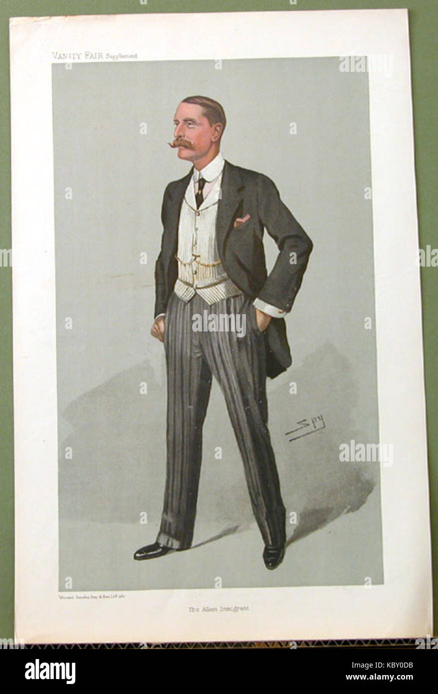 William Evans Gordon, Vanity Fair, 1905 05 11 Stock Photo - Alamy