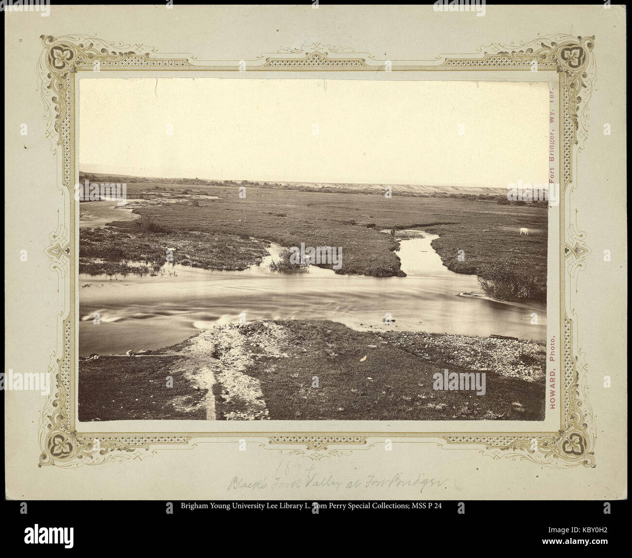 Map of fort bridger hi-res stock photography and images - Alamy