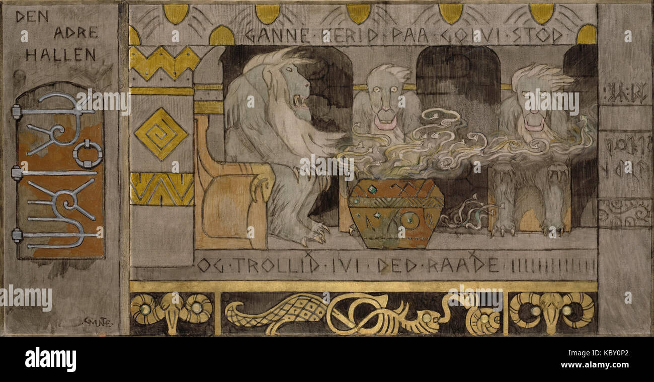 Gerhard Munthe Painting High Resolution Stock Photography and Images ...
