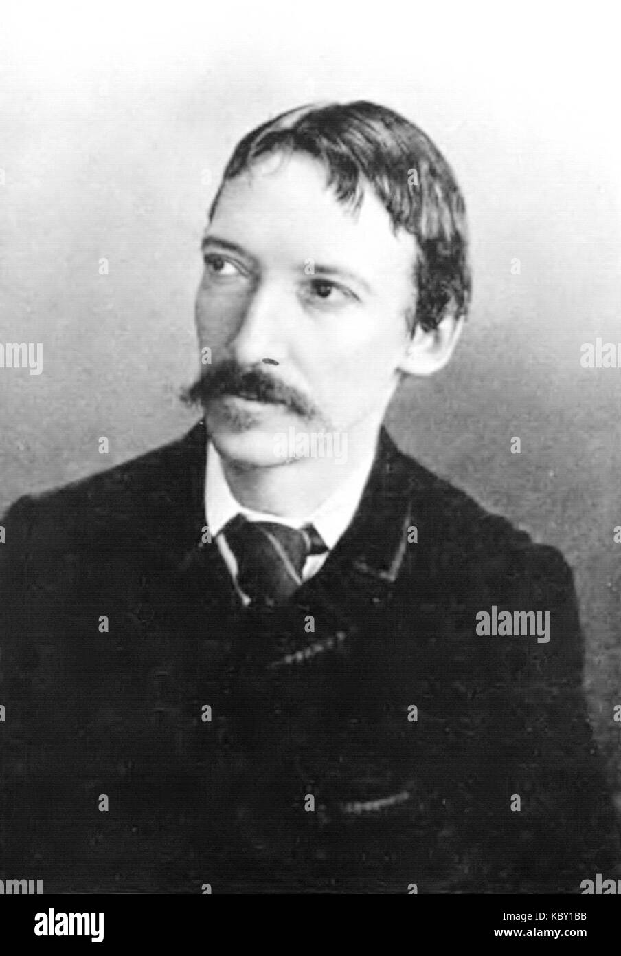 Robert louis stevenson portrait Black and White Stock Photos & Images ...