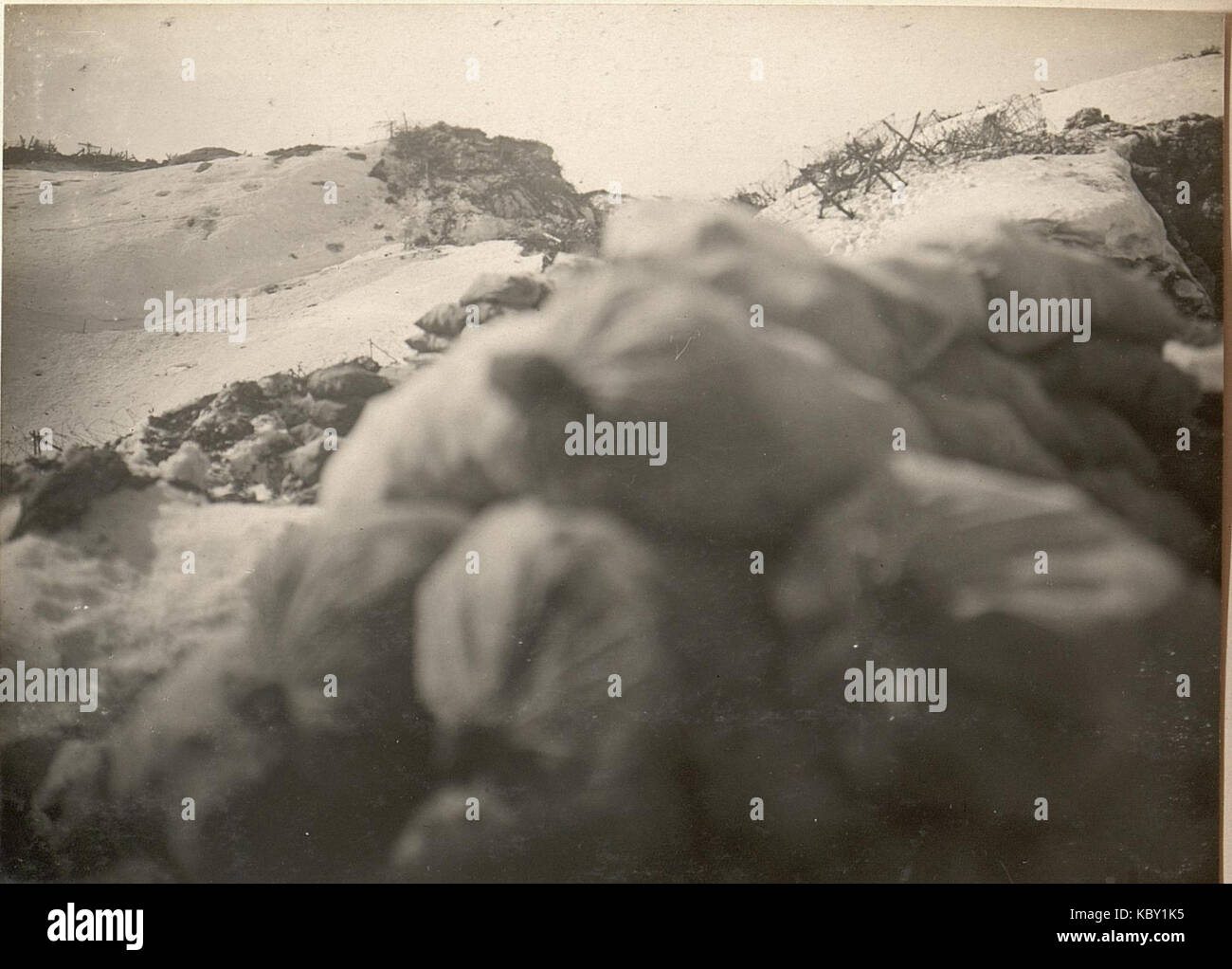 World war 1 battlefield trenches hi-res stock photography and images ...