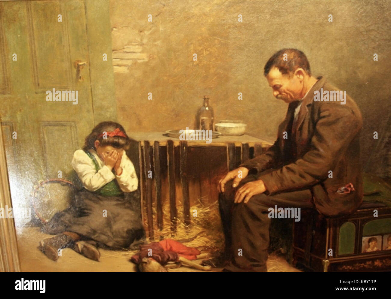 The Silent Partner by Abbott Fuller Graves Stock Photo - Alamy